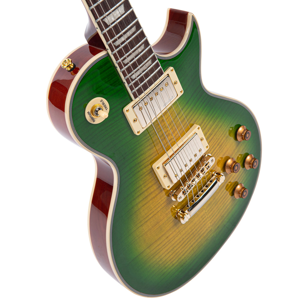 Vintage 30th Anniversary V100 Electric Guitar ~ Greenburst ...