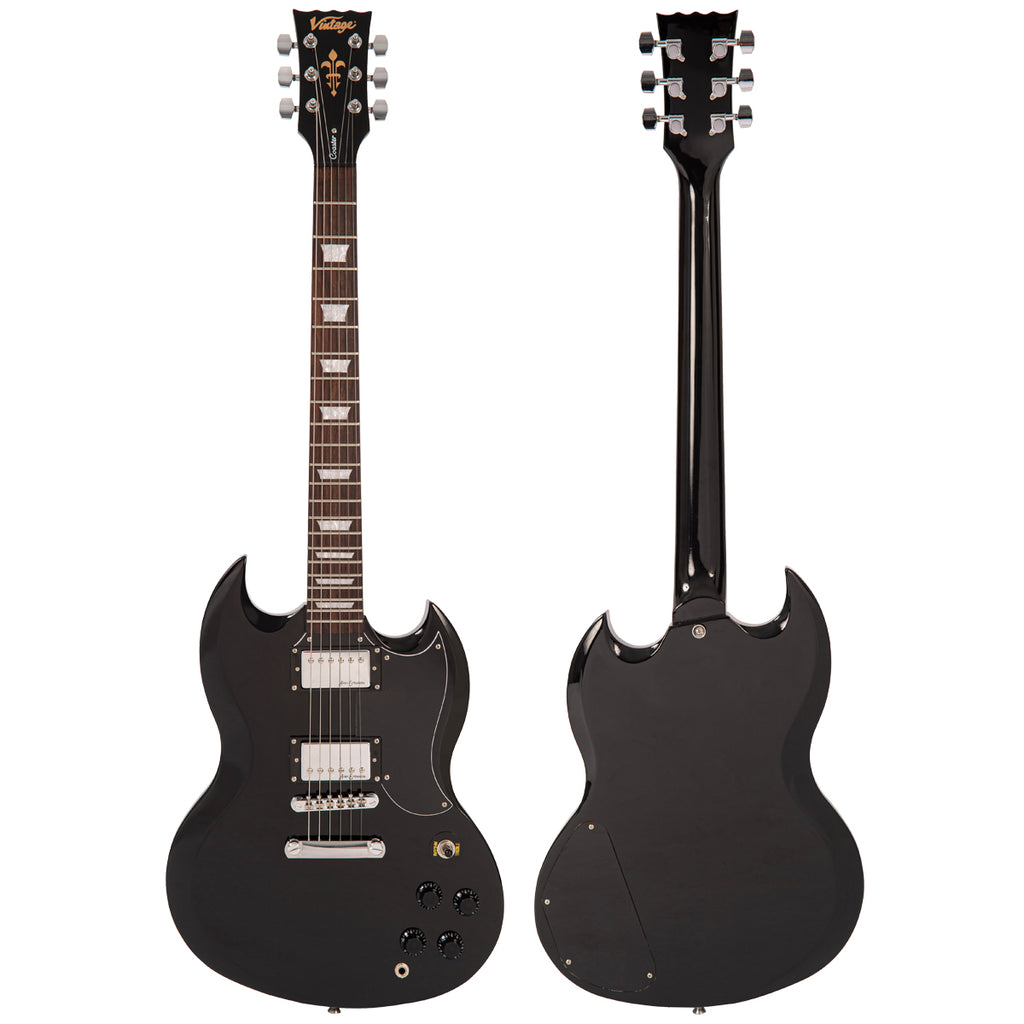 Vintage V69 Coaster Series Electric Guitar ~ Boulevard Black ...