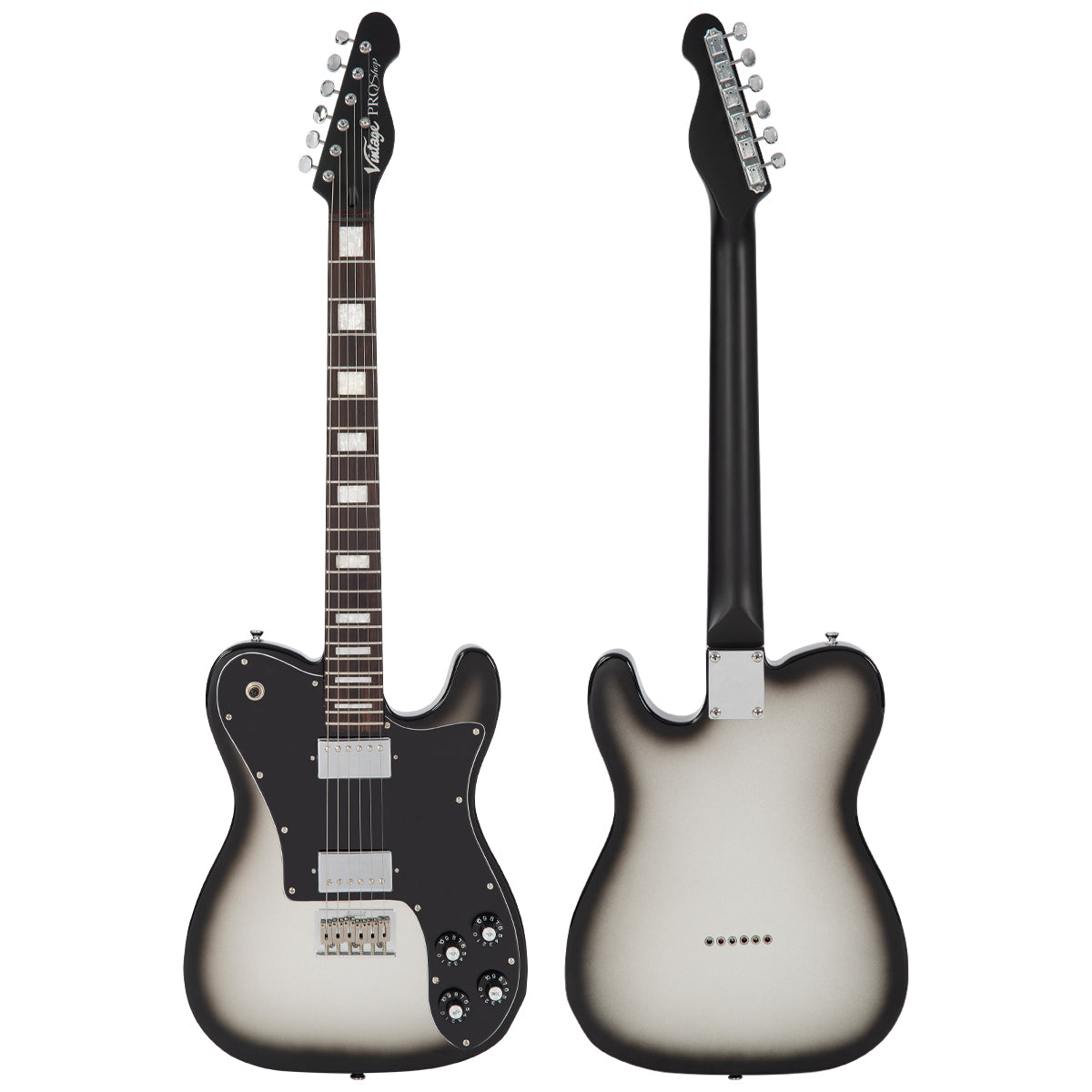 Vintage V75 ProShop Custom-Build ~ Silverburst Deluxe – VintageGuitarsRus