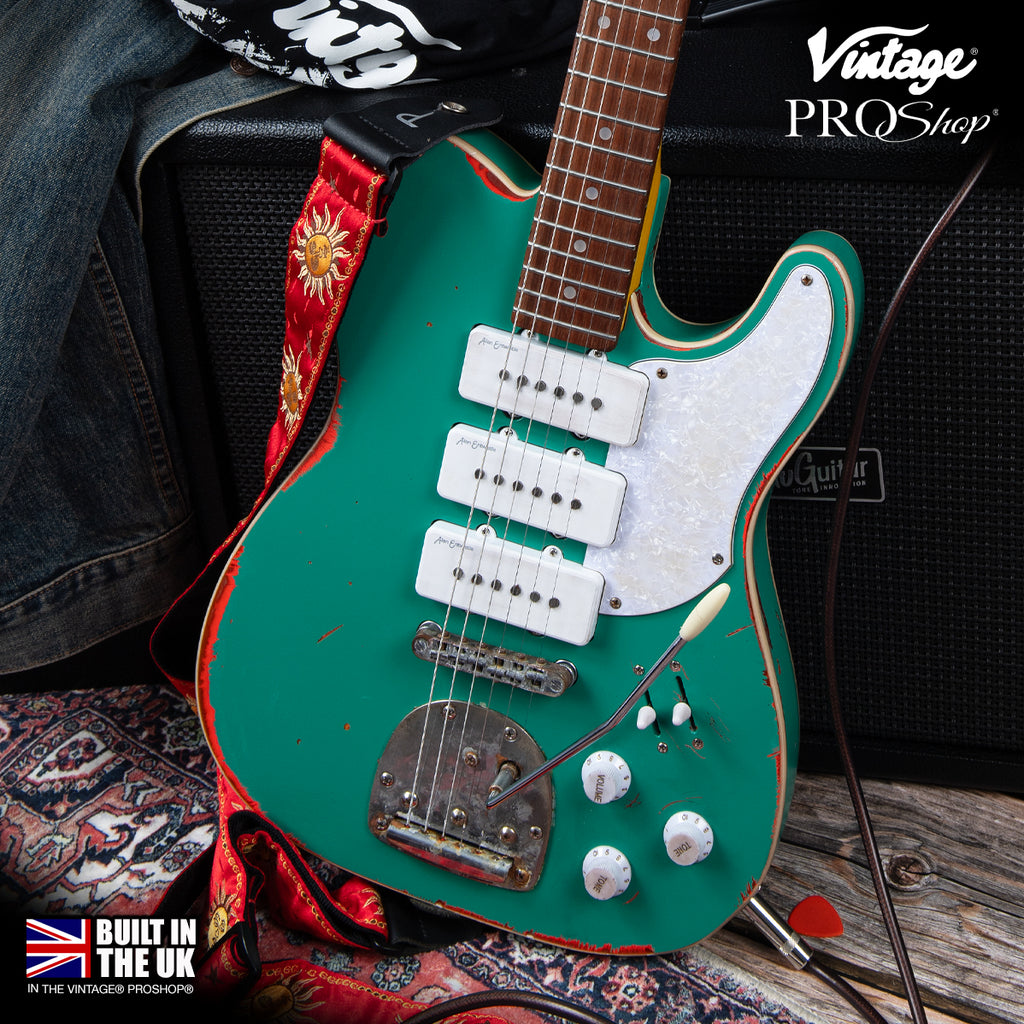 Vintage REVO VRBT72 ProShop Unique ~ Aged Green Over Neon Orange ...