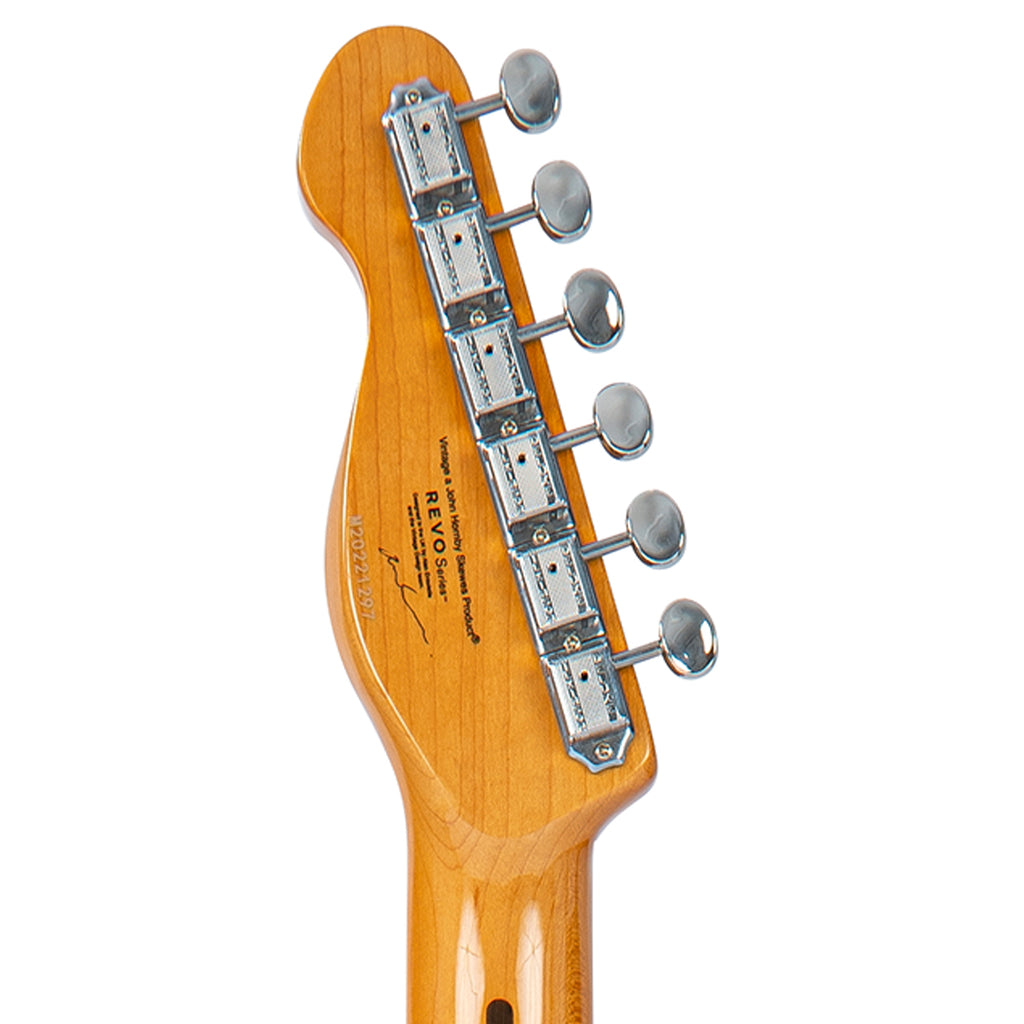 Vintage REVO Series Trio Electric Guitar ~ Green/Yellow Burst ...