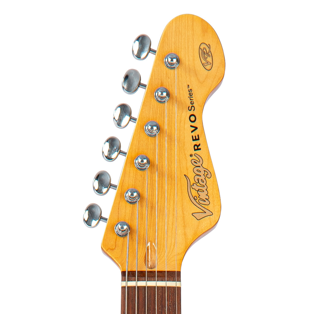 Vintage REVO Series 'Colt' HS Duo Electric Guitar ~ Boulevard Black ...