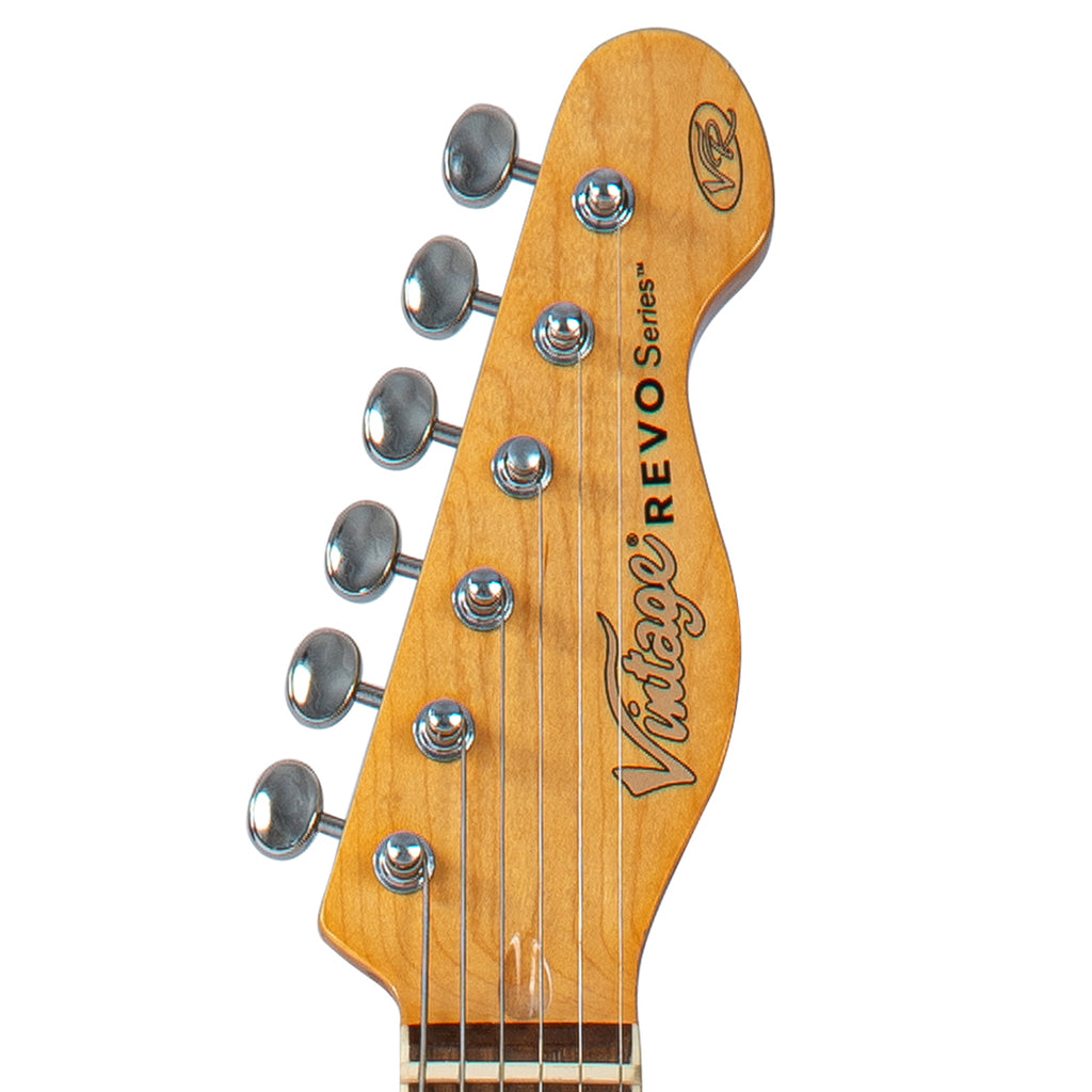 Vintage REVO Series 'Colt' HS Duo Electric Guitar ~ Blueburst ...