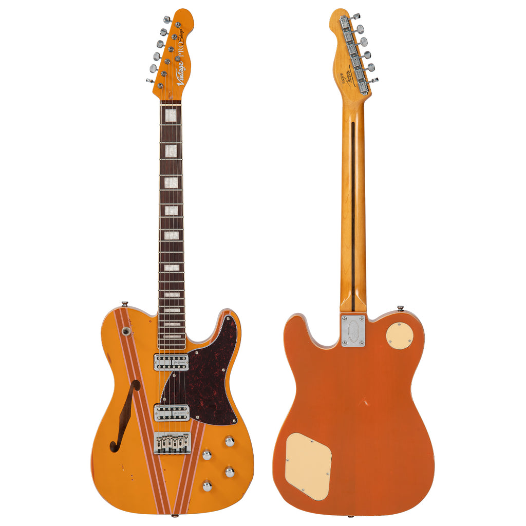 Vintage REVO ProShop Custom-Build ~ Orange with Pink / Brown Racing St ...