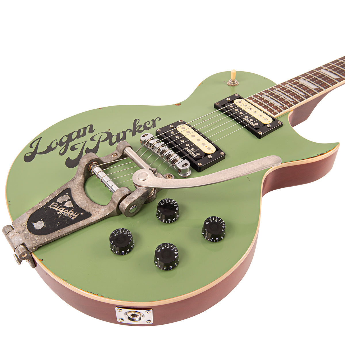 V100 ProShop Unique Electric Guitar ~ Logan J Parker – VintageGuitarsRus