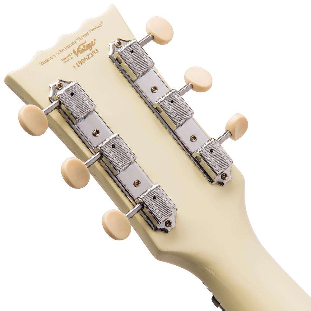 Vintage V130 ReIssued Electric Guitar ~ Vintage White – VintageGuitarsRus