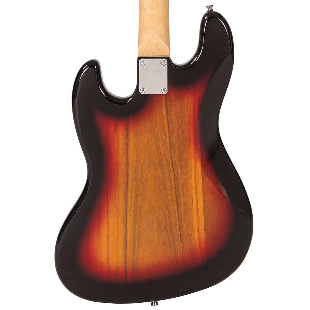 Vintage V49 Coaster Series Bass Guitar Pack ~ 3 Tone Sunburst ...