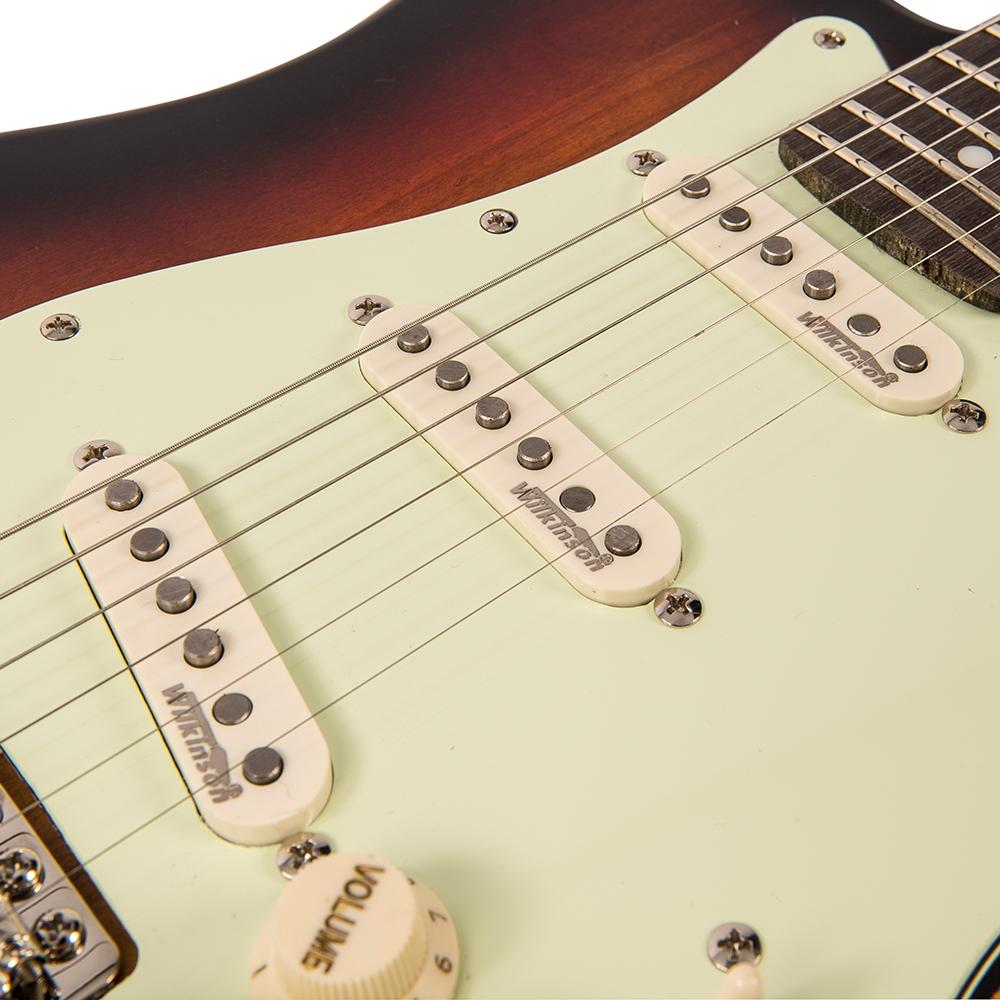 Vintage V6 ICON Electric Guitar ~ Distressed Sunburst – VintageGuitarsRus