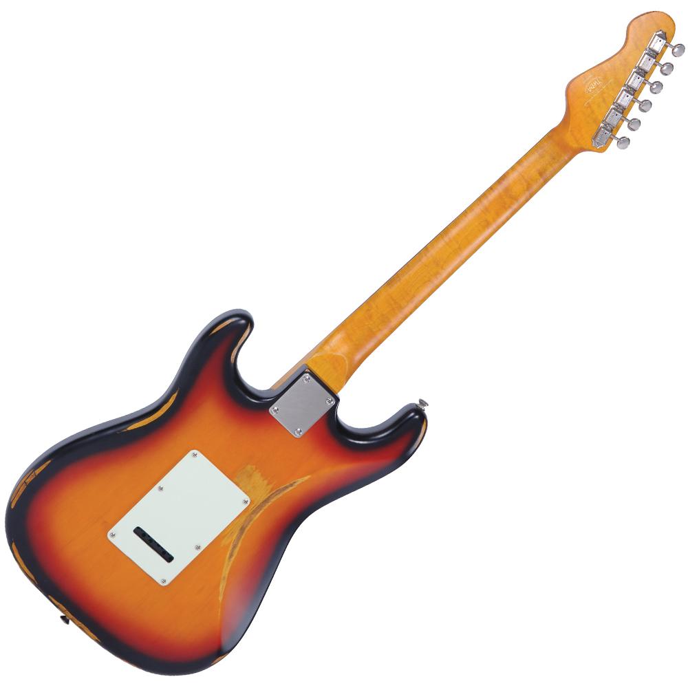 Vintage V6 ICON Electric Guitar ~ Distressed Sunburst – VintageGuitarsRus