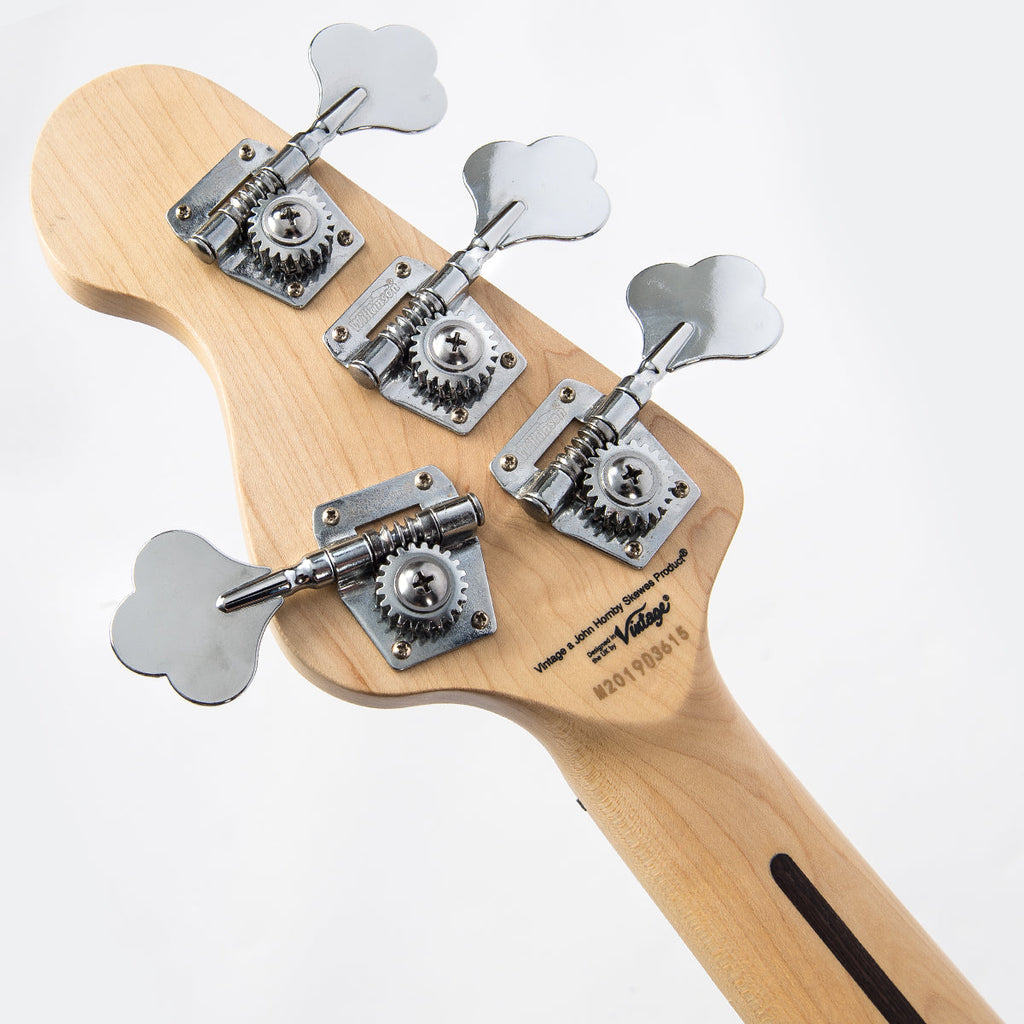 Vintage V96 ReIssued 4-String Active Bass ~ Black – VintageGuitarsRus